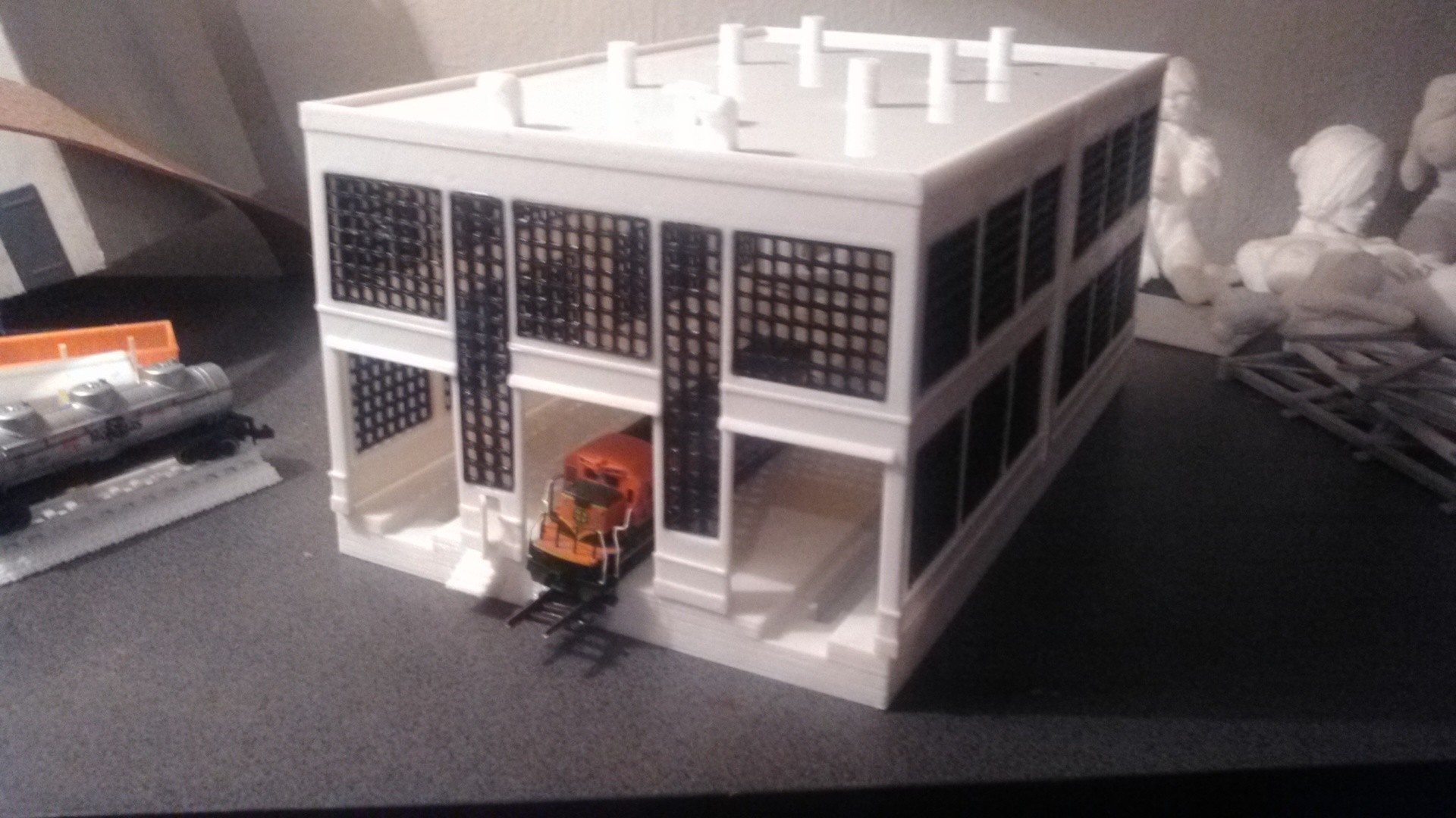 STL file N scale Diesel Engine House・3D printing design to download・Cults